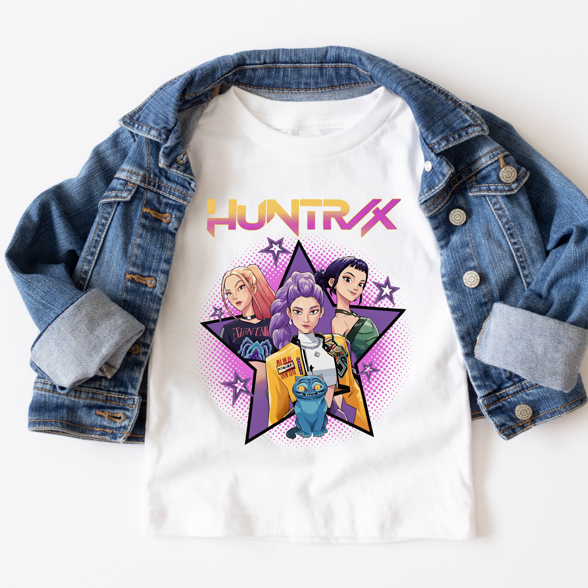 Huntrix Star (Kpop Demon Hunter) Full Color DTF Transfer – TBS Transfers